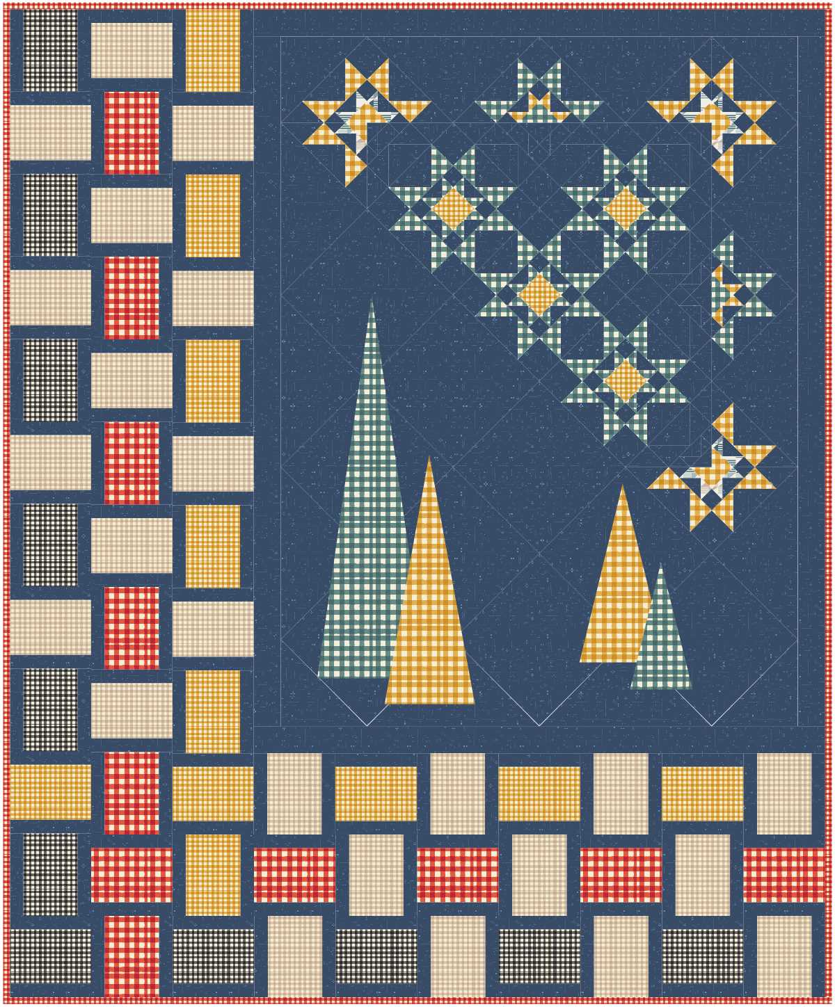 Buffalo Plaid quilt featuring Cozy and Magical collection - Mara Quilt ...